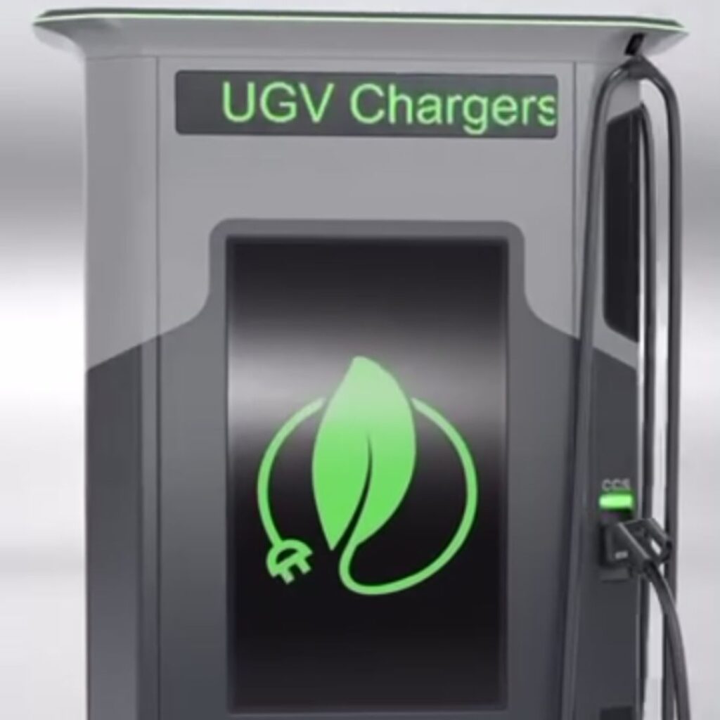 New design of electric charging station «City format» - UGV Chargers