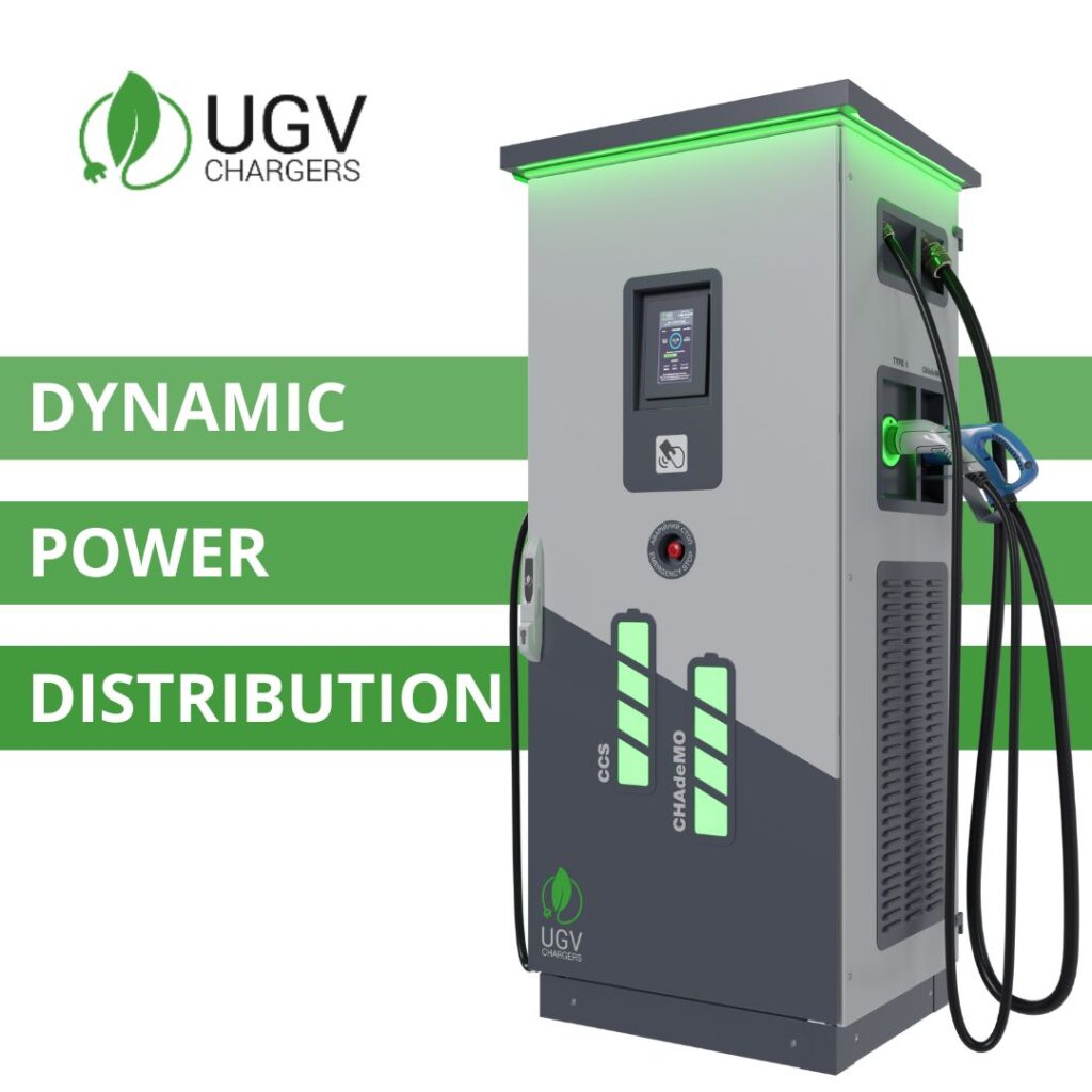Electric charging stations with dynamic power distribution - UGV Chargers